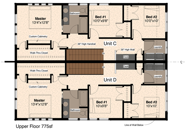 3 Bedroom 1 1/2 Bathroom Unit - Iron Place, Vernon BC